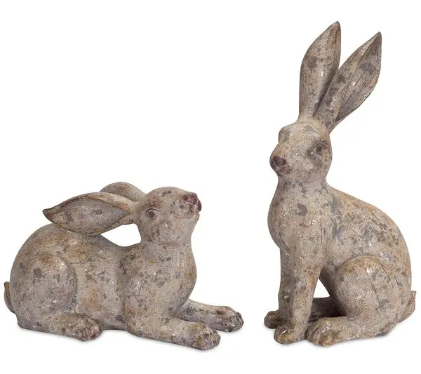 MELROSE Stone Garden Rabbit Figurine - One-color