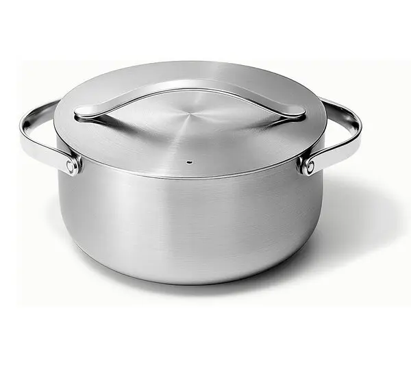 CARAWAY Home 6.5qt Stainless Steel Dutch Oven - Silver