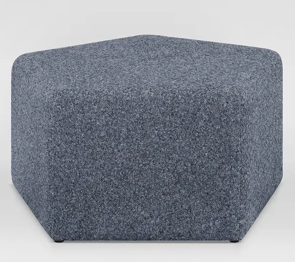 LIFESTYLE SOLUTIONS Garren Pentagon Ottoman - One-color