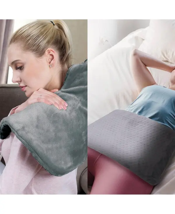 PURSONIC Total Comfort Package: Neck & Shoulder Warmer + Electric Heat Pad