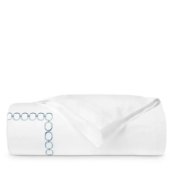 SFERRA Catena Duvet Cover - White/sea