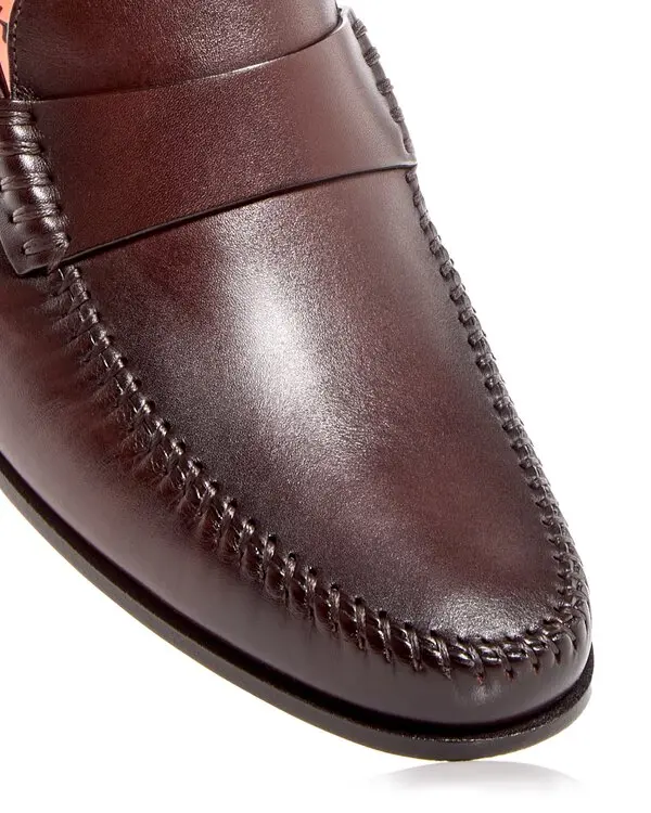 Santoni Paine-m1 Slip-on Loafers - Brown