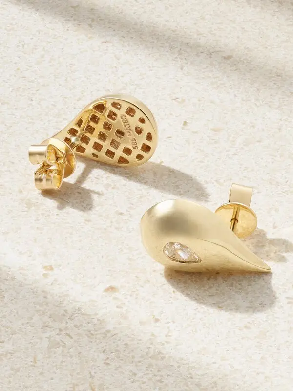 Mateo Water Droplet Diamond Earrings