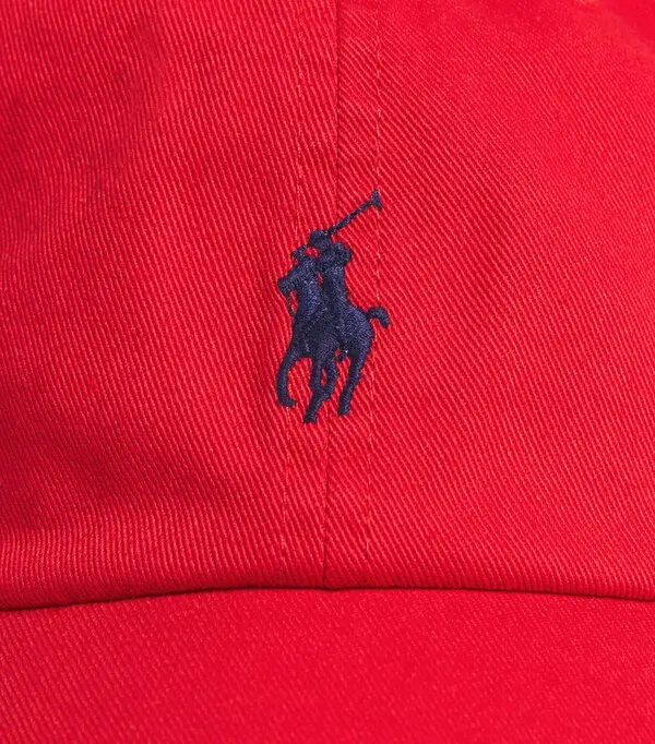 Polo Ralph Lauren Cotton Baseball Cap With Logo - Red