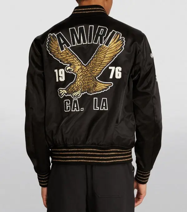 Amiri Embellished Eagle Bomber Jacket