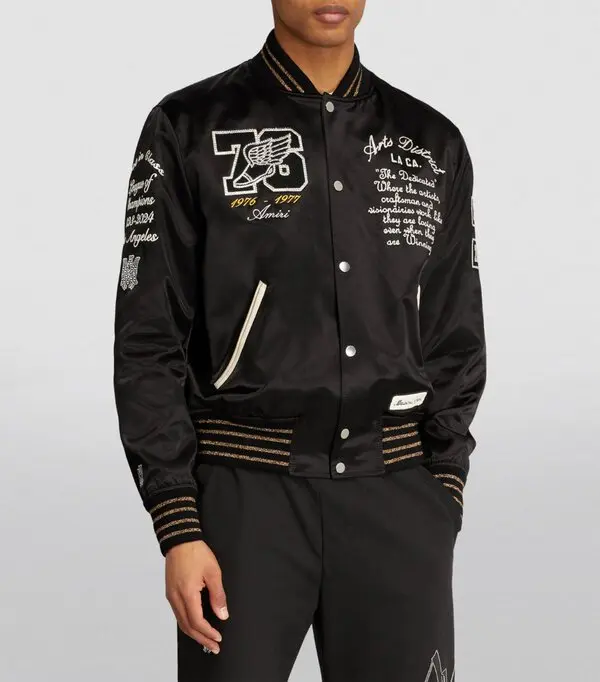 Amiri Embellished Eagle Bomber Jacket