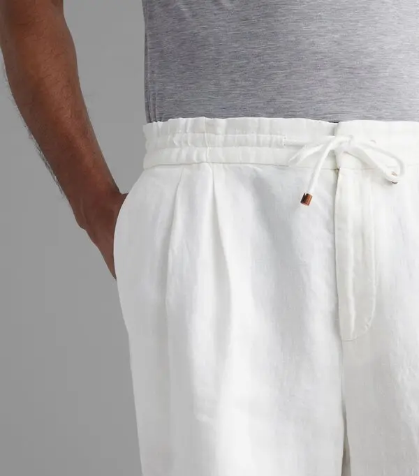 Brunello Cucinelli Linen Bermuda Shorts