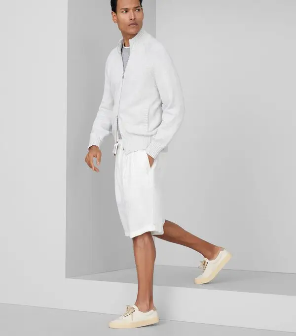 Brunello Cucinelli Linen Bermuda Shorts
