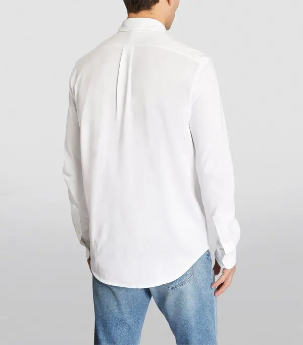 Polo Ralph Lauren Cotton Mesh Oxford Shirt - White