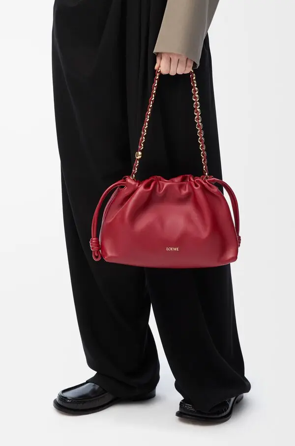 Loewe Flamenco Shoulder Bag Burnt Red Editorialist
