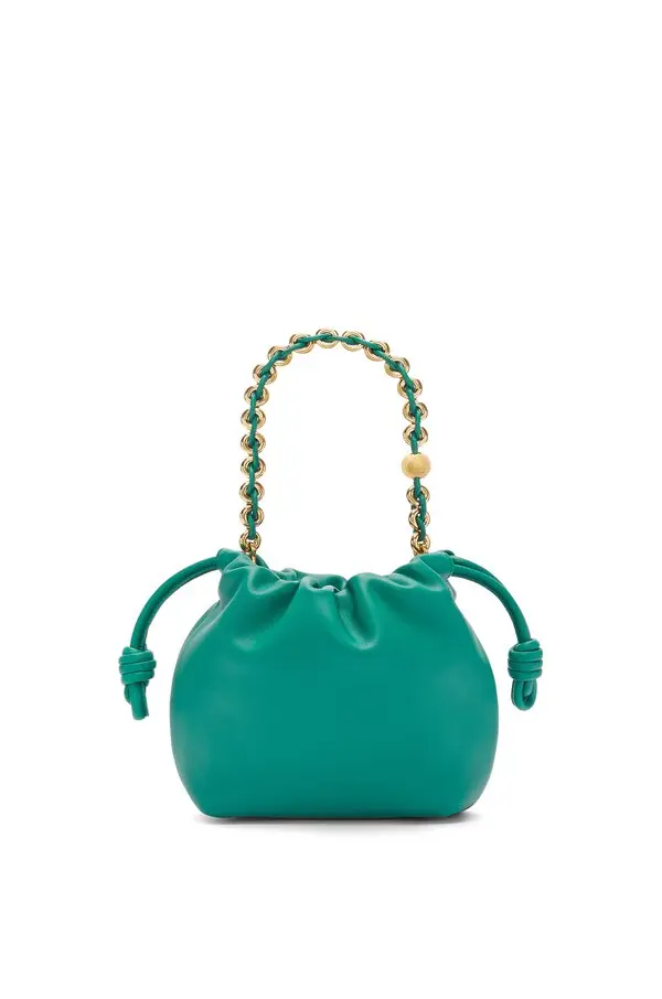 Loewe Flamenco Mini Purse Bag - Couleur: Vert Émeraude