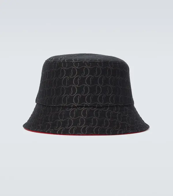CHRISTIAN LOUBOUTIN Bobino Bucket Hat - Black