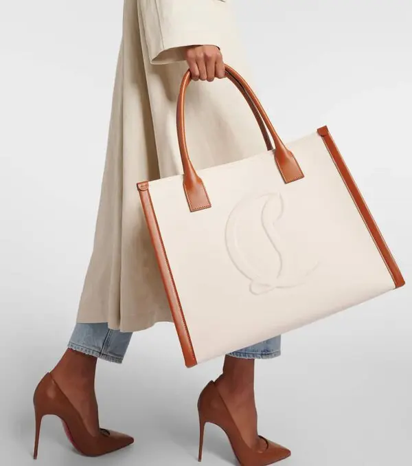 CHRISTIAN LOUBOUTIN By My Side Large Tote - Beige
