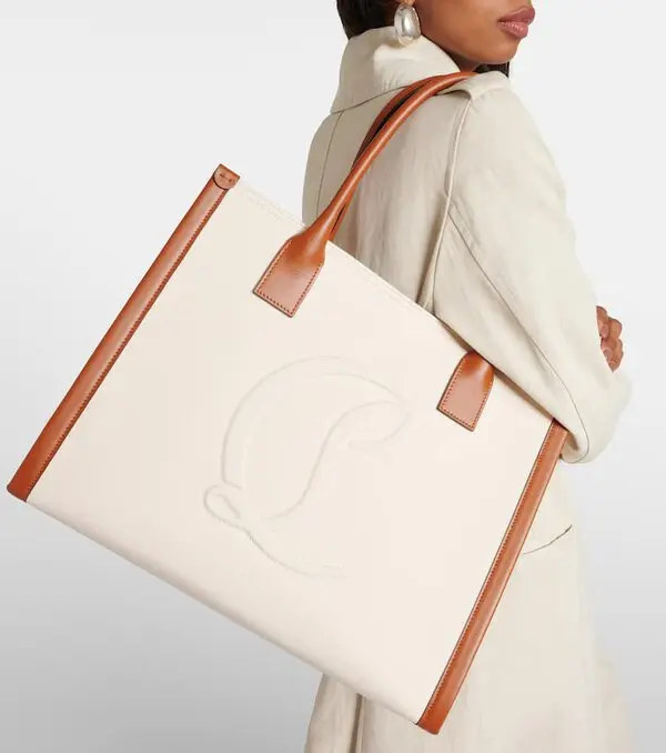 CHRISTIAN LOUBOUTIN By My Side Large Tote - Beige