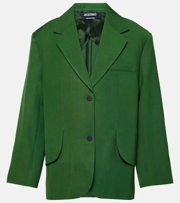 Jacquemus La Veste Titulo Oversized Blazer - Green