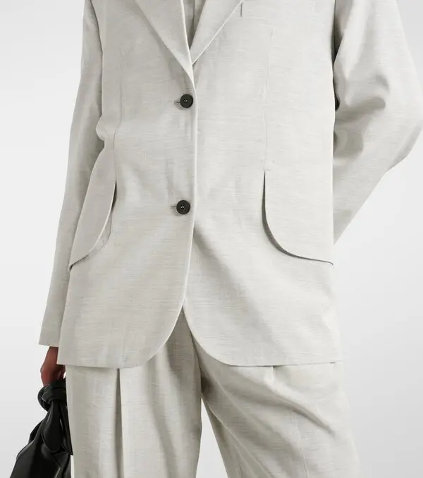 Jacquemus La Veste Titulo Oversized Blazer - Grey