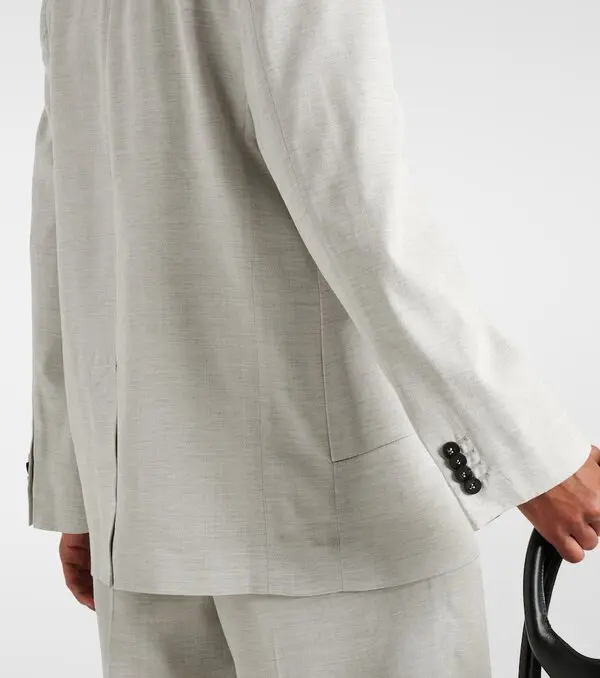 Jacquemus La Veste Titulo Oversized Blazer - Grey