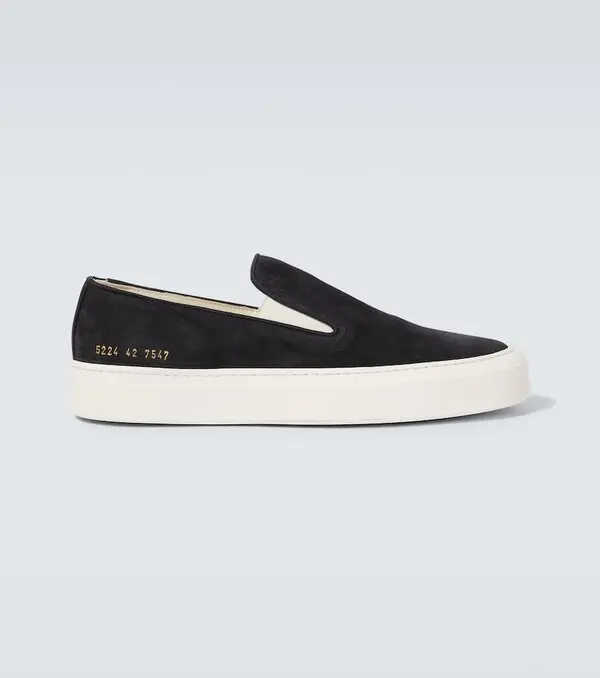 COMMON PROJECTS Suede Slip-on Sneakers