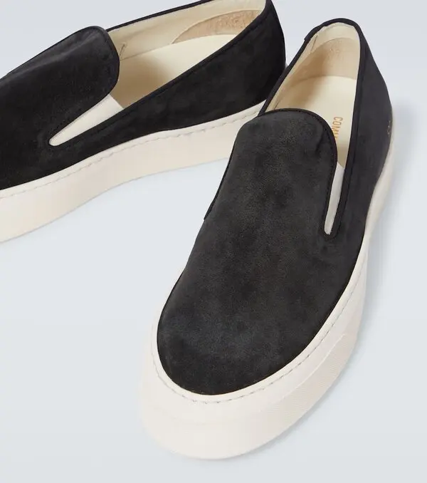 COMMON PROJECTS Suede Slip-on Sneakers