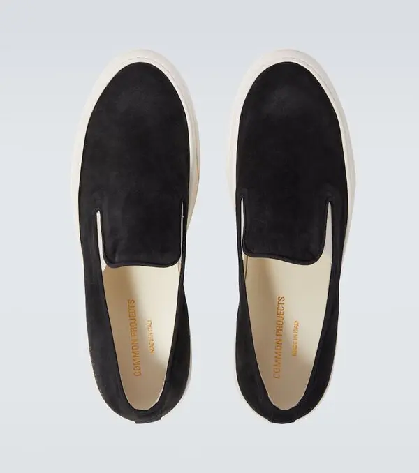 COMMON PROJECTS Suede Slip-on Sneakers