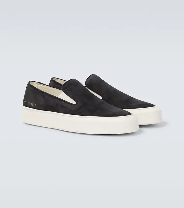 COMMON PROJECTS Suede Slip-on Sneakers