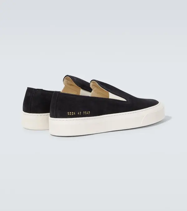 COMMON PROJECTS Suede Slip-on Sneakers
