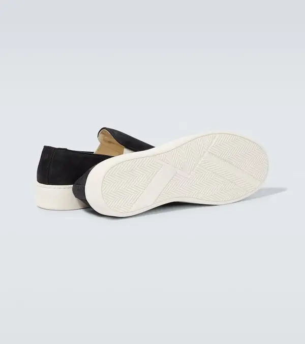 COMMON PROJECTS Suede Slip-on Sneakers