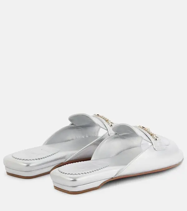 CHRISTIAN LOUBOUTIN Miss Mj Leather Mules