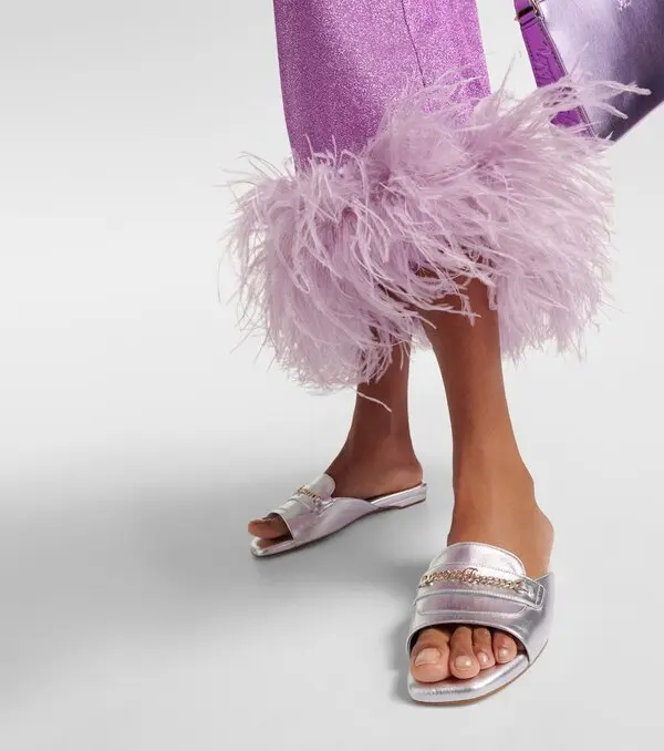 CHRISTIAN LOUBOUTIN Miss Mj Leather Mules