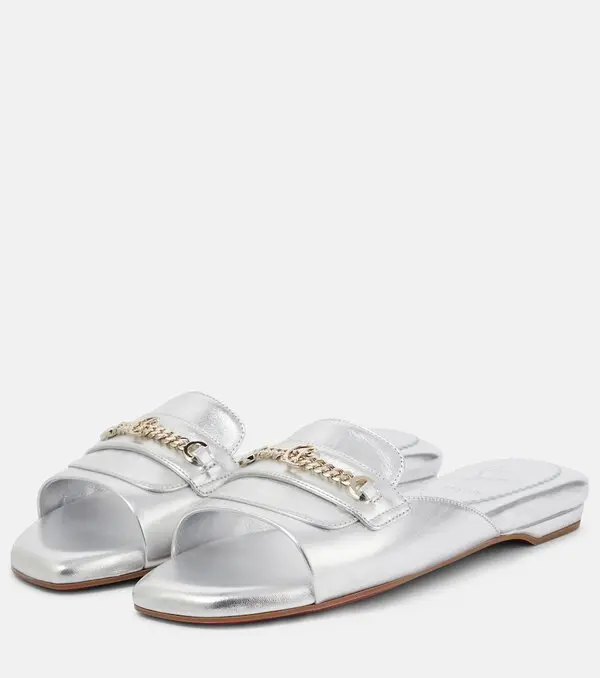 CHRISTIAN LOUBOUTIN Miss Mj Leather Mules