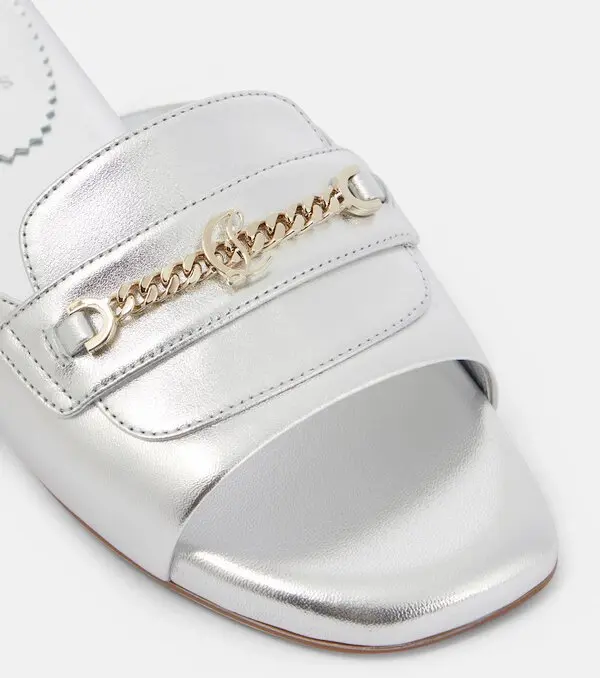 CHRISTIAN LOUBOUTIN Miss Mj Leather Mules