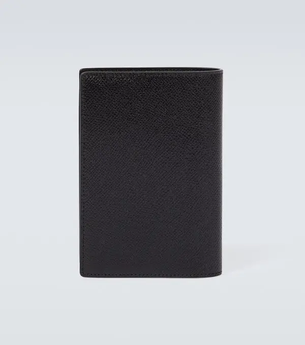 Balenciaga Logo Passport Holder - Black