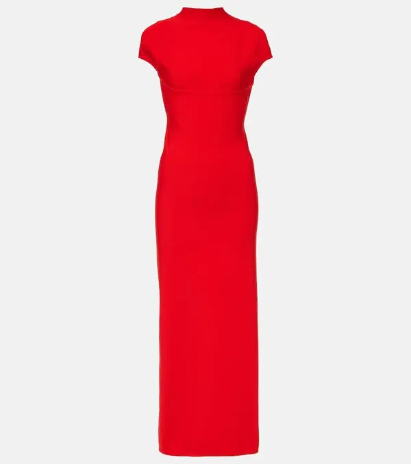Alaïa Cutout Maxi Dress - Red