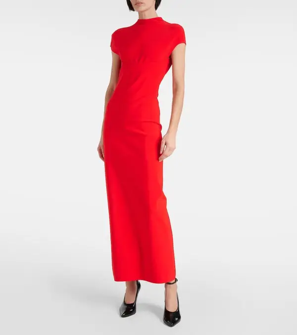 Alaïa Cutout Maxi Dress - Red