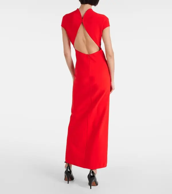 Alaïa Cutout Maxi Dress - Red