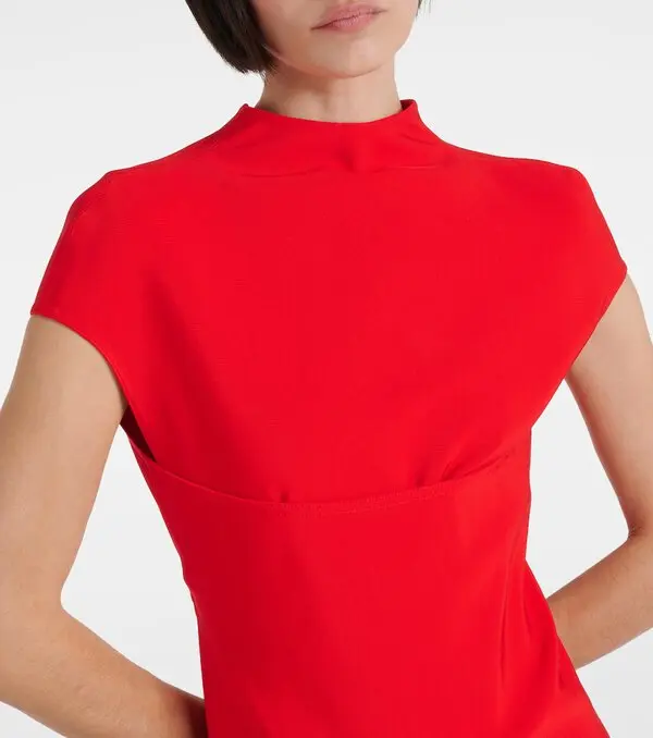 Alaïa Cutout Maxi Dress - Red