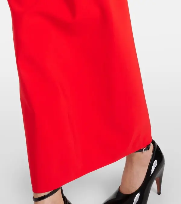 Alaïa Cutout Maxi Dress - Red