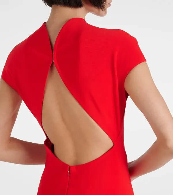 Alaïa Cutout Maxi Dress - Red