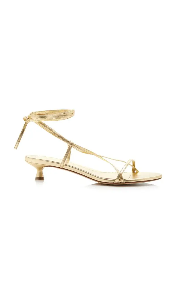 AeydĒ Paige Lace-up Leather Sandals