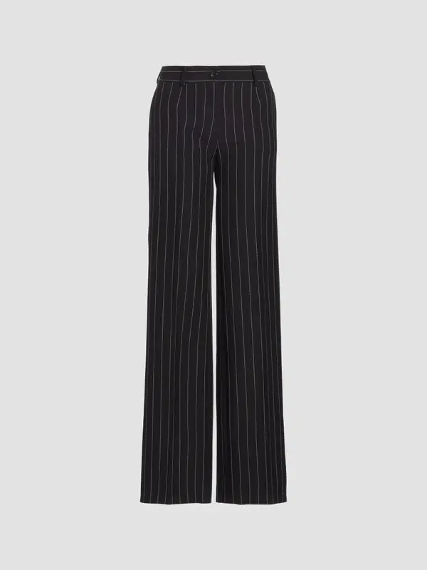 Dolce & Gabbana Gessato Wool Pinstripe Pants