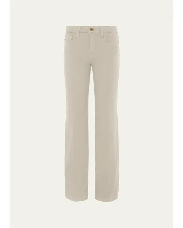 L'Agence Scottie High-rise Wide-leg Jeans - Biscuit