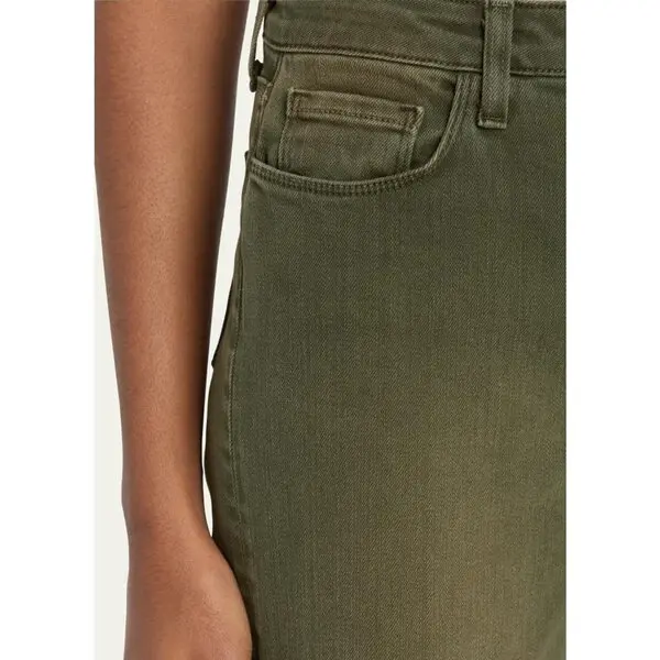L'Agence Scottie High-rise Wide-leg Jeans - Biscuit
