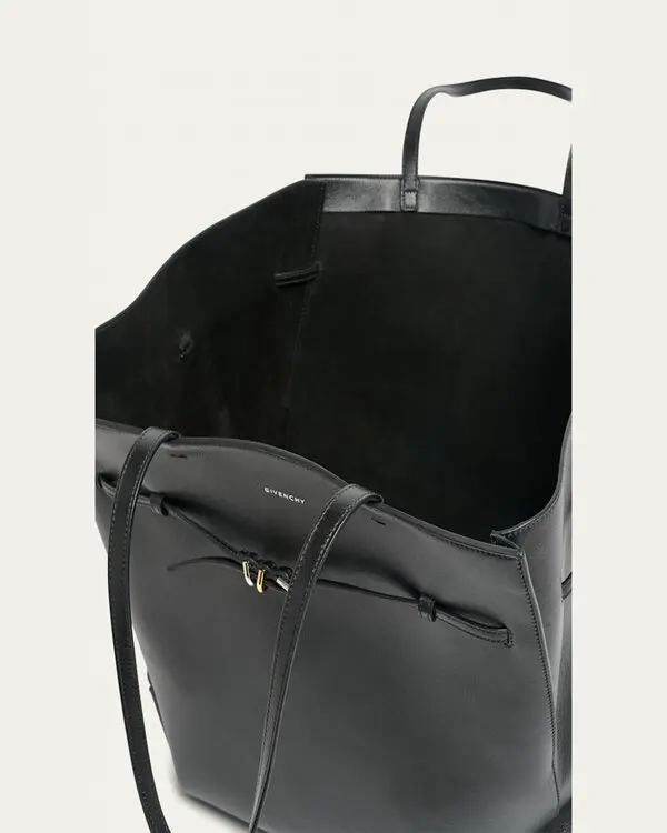 Givenchy Voyou Large North-south Tote Bag In Tumbled Leather