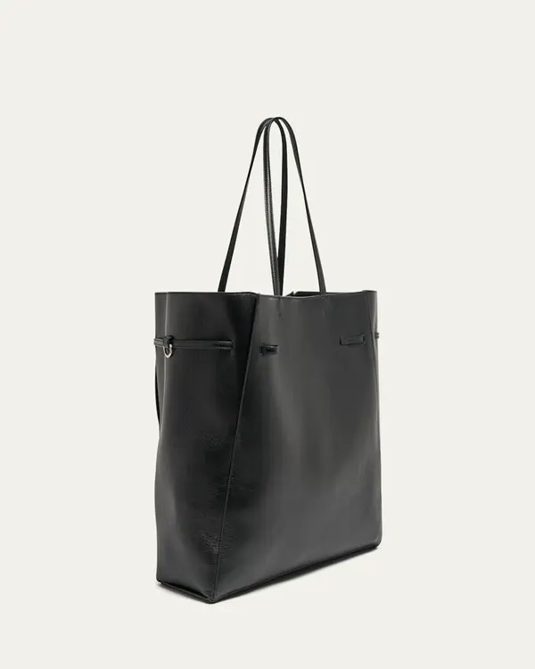 Givenchy Voyou Large North-south Tote Bag In Tumbled Leather