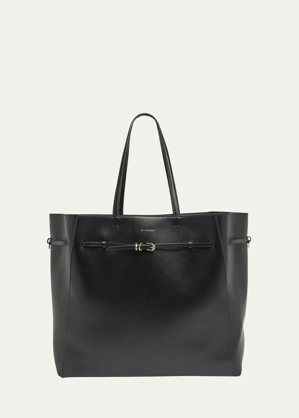 Givenchy Voyou Large North-south Tote Bag In Tumbled Leather