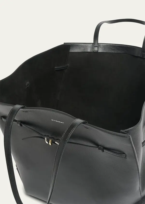 Givenchy Voyou Large North-south Tote Bag In Tumbled Leather
