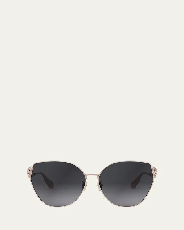 BVLGARI Serpenti Butterfly Sunglasses - Rose Gold