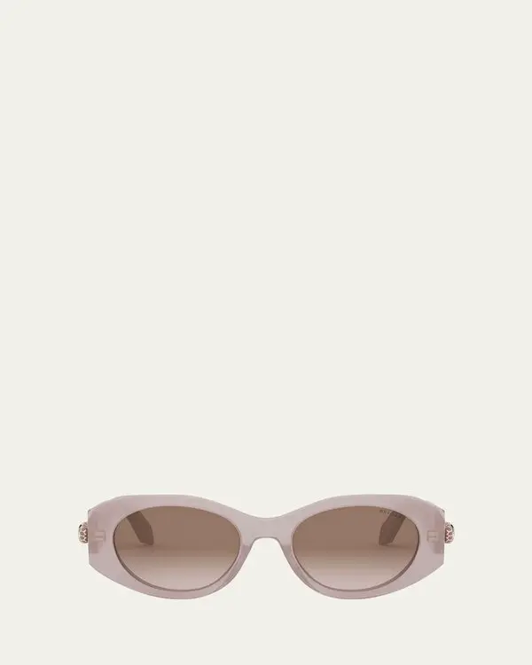BVLGARI Serpenti Oval Sunglasses - Spk/brng