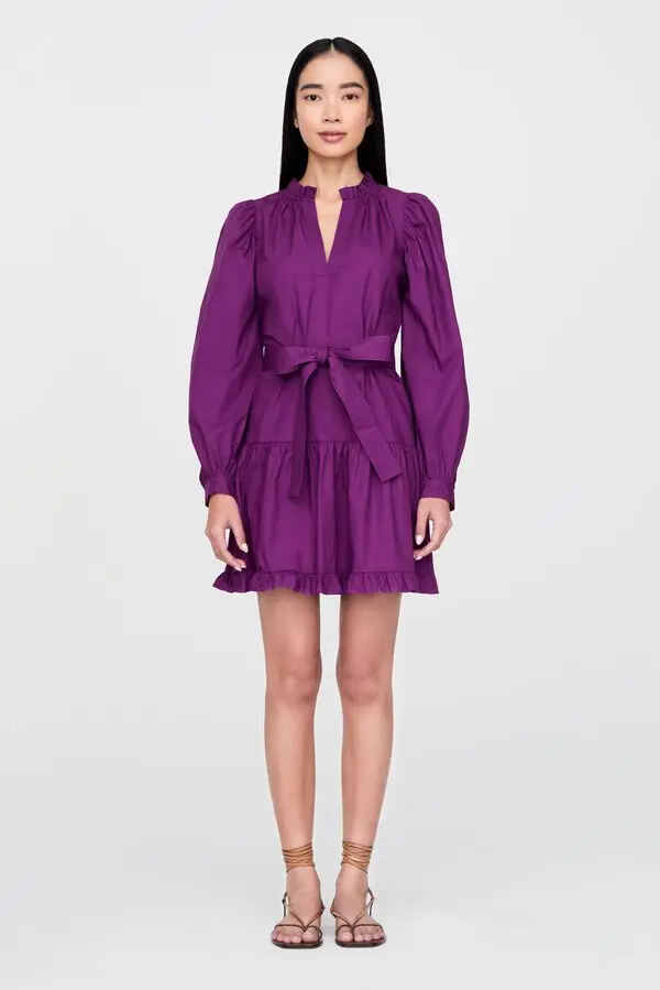 Marie Oliver Nella Dress - Plum Purple