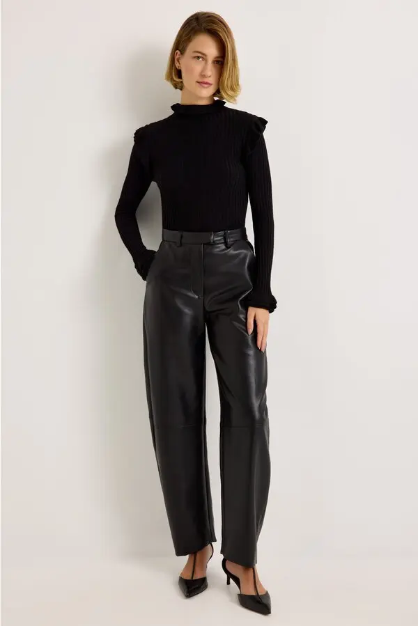 MARIE OLIVER Tinley Turtleneck - Black